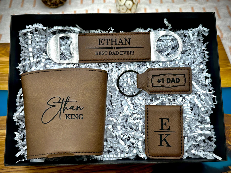 Custom Dad's Birthday Gift Set - Personalized Men's Gifts | Hiscorner ...